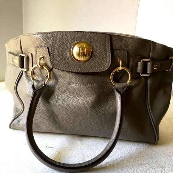 HAIYING SNIDER | Bags | Haiying Snider Gray Pebbled Leather Satchel ...